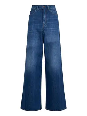 Chloé Wide-leg Denim Jeans - Multicolor