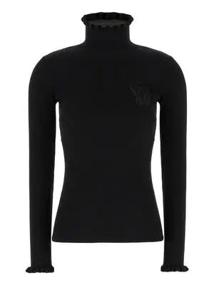 Valentino Garavani Ribbed Turtleneck Knitwear - Multicolor
