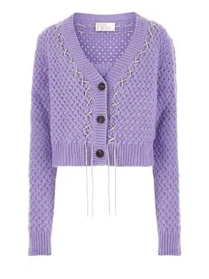 Giuseppe Di Morabito Cropped V-neck Knitwear - Multicolor