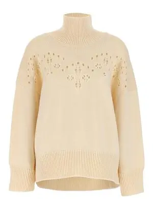 Chloé High Neck Knitwear - Multicolor