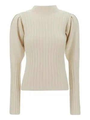 Chloé Ribbed Knit Pullover - Multicolor