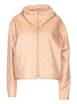 JIL SANDER JIL SANDER Blend Silk Zip-Up Hooded Jacket