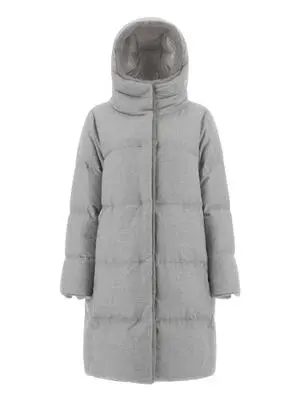 Herno Hooded Padded Coat - Gray