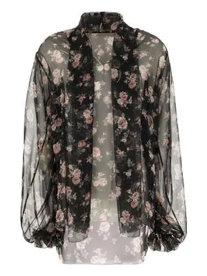 Dolce & Gabbana Floral Print Long Sleeve Shirt - Multicolor