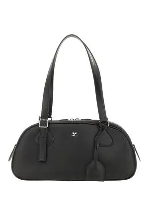 COURREGES Medium Friday Bowling Bag - Black