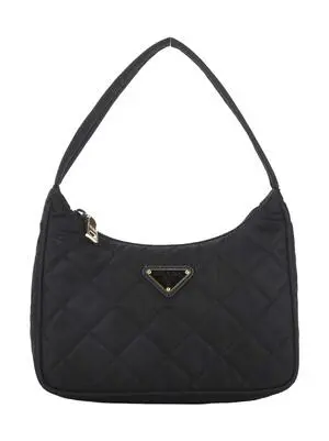 Prada Re-nylon Quilted Shoulder Bag - Black