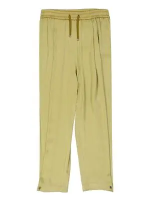 Herno Satin Wide Leg Pants - Yellow