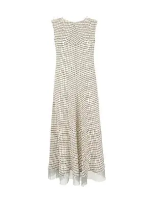 Fendi Sleeveless Printed Midi Dress - Multicolor