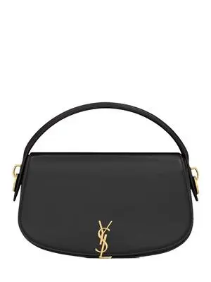 Saint Laurent Voltaire Half-moon Shoulder Bag - Black