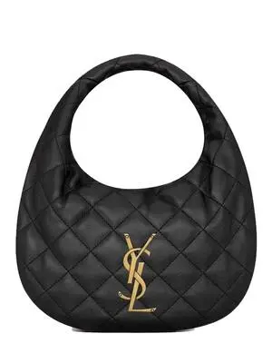 Saint Laurent Icarino Quilted Handbag - Black