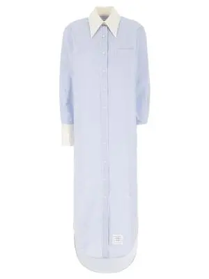 Thom Browne Striped Shirt Dress - Multicolor