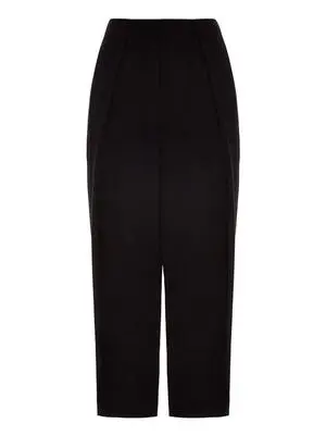 Balmain Viscose Pants - Black