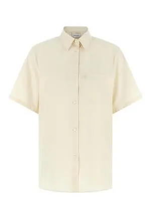 FERRAGAMO SALVATORE FERRAGAMO Gancini Shirt Cream