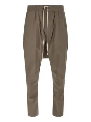 Rick Owens Drawstring Long' Pants - Gray