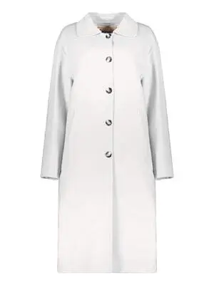 Herno Wool Coat - White