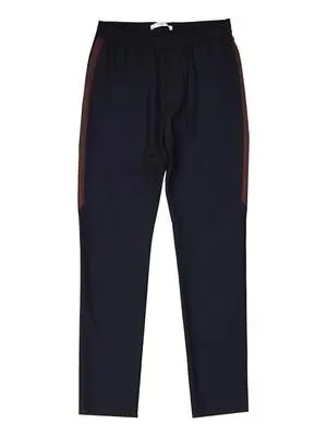 Givenchy Striped Side Panel Wool Trousers - Blue