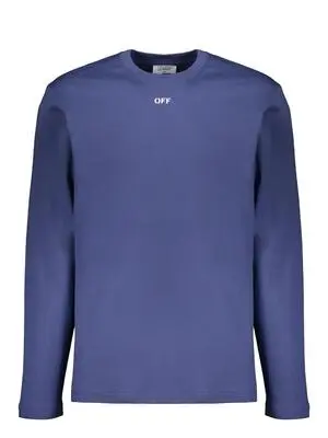 Off-White Long-sleeve T-shirt - Blue