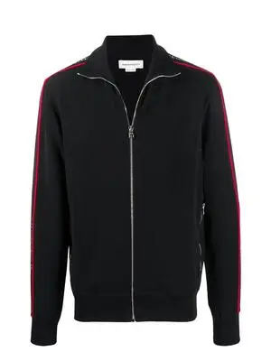 Alexander McQueen Logo Zipped Sweatshirt - Black