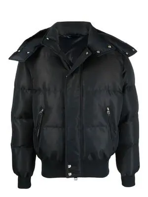 Alexander McQueen Padded Bomber Jacket - Black