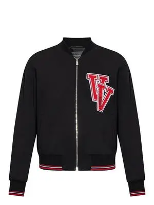 Versace Patch Bomber Jacket - Black