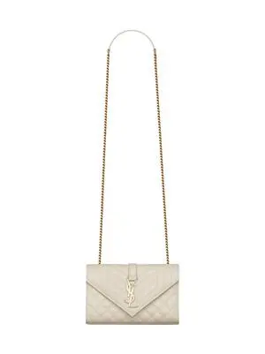 Saint Laurent Envelope Small Bag - Cream