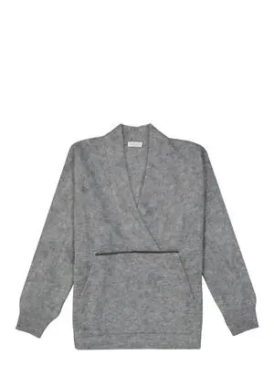 Brunello Cucinelli Mohair Wool Pullover - Gray