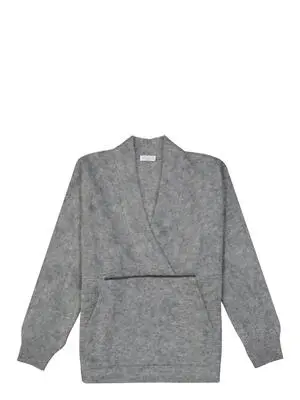 Brunello Cucinelli Mohair Wool Pullover - Gray