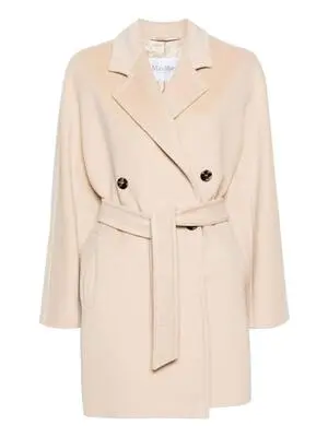 Max Mara MAX MARA Pila Wool And Cashmere Coat Cream