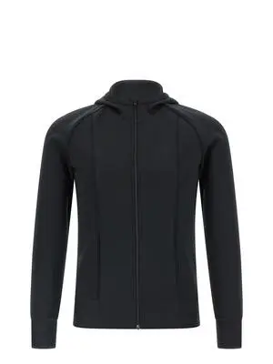 Valentino Garavani Technical Jersey Hoodie - Black