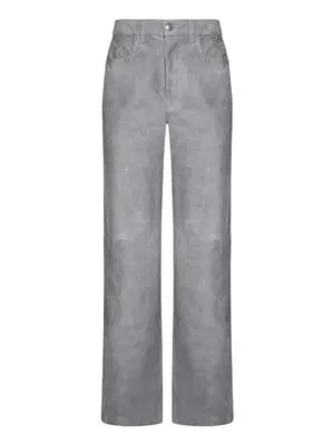 Amiri Leather Pants - Gray