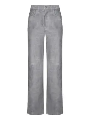 Amiri Leather Pants - Gray