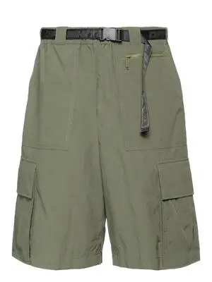 Off-White Bermuda Shorts - Green
