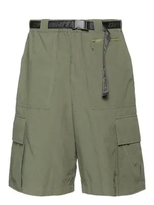 Off-White Bermuda Shorts - Green