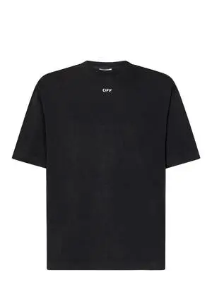 Off-White Off White S.Matthew Skate Logo-Print T-Shirt Men Black
