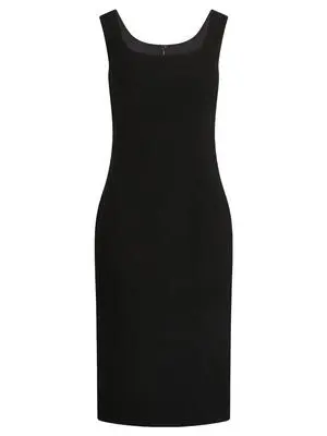 Dolce & Gabbana Wool Sheath Dress - Black