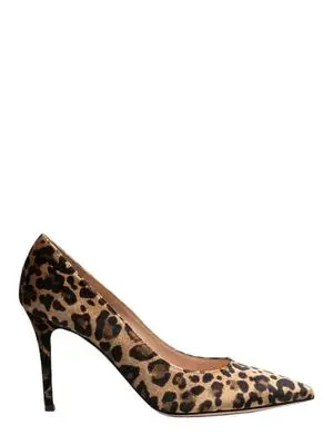 GIANVITO ROSSI Leopard/cheetah Print Stiletto Pumps - Multicolor