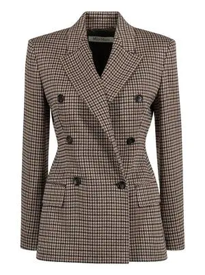 MAX MARA MAX MARA Eccelso Wool Blend Double Breasted Blazer