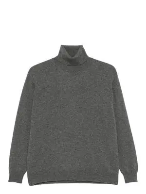Brunello Cucinelli Brunello Cucinelli Cashmere Turtleneck Sweater Gray