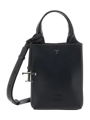 TOD'S Tod's Women Micro Handbag With T-Pendant Black