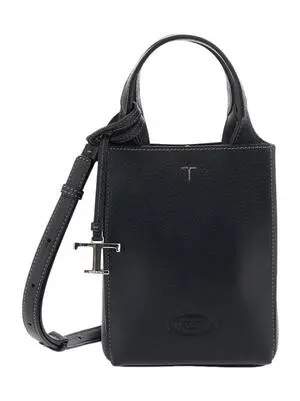 TOD'S Calf Leather Micro Handbag - Black