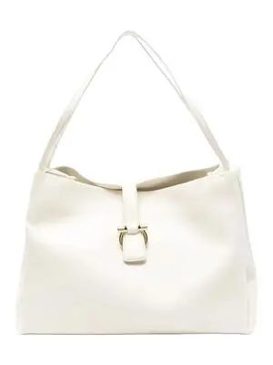 FERRAGAMO Buckle-detail Medium Shoulder Bag - Multicolor