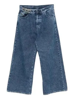 DIESEL® Denim Wide-leg Jeans - Blue