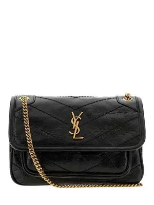 Saint Laurent Niki Mini Cross Body Bag - Black