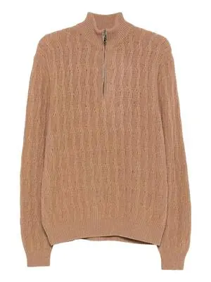 Etro Cashmere Quarter-zip Jumper - Multicolor