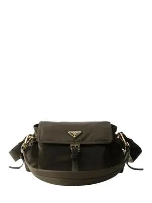 Prada Prada Women Prada Explore Medium Re-Nylon Shoulder Bag With Flap Green