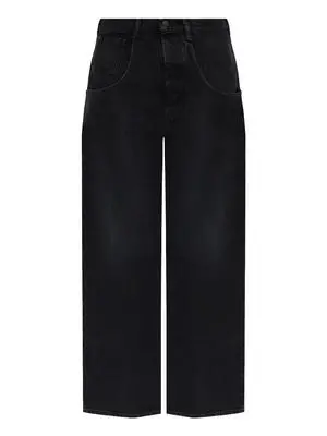 MAISON MARGIELA 5-pocket Straight Leg Pants - Black