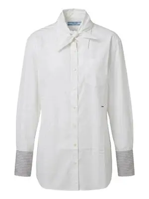 Prada Cotton Camicia - White