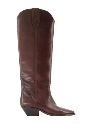 Isabel Marant Étoile Leather High Boots - Red