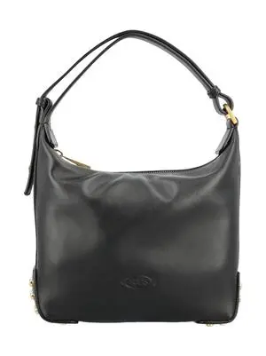 TOD'S Mini Bag Metal Dots In Pelle - Black
