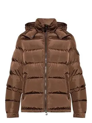 Moncler MONCLER Maya Matte Short Down Jacket Brown